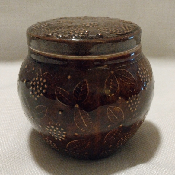 Arabia | Dining | Arabia Made In Finland Vintage Brown Chymos Jam Jar ...